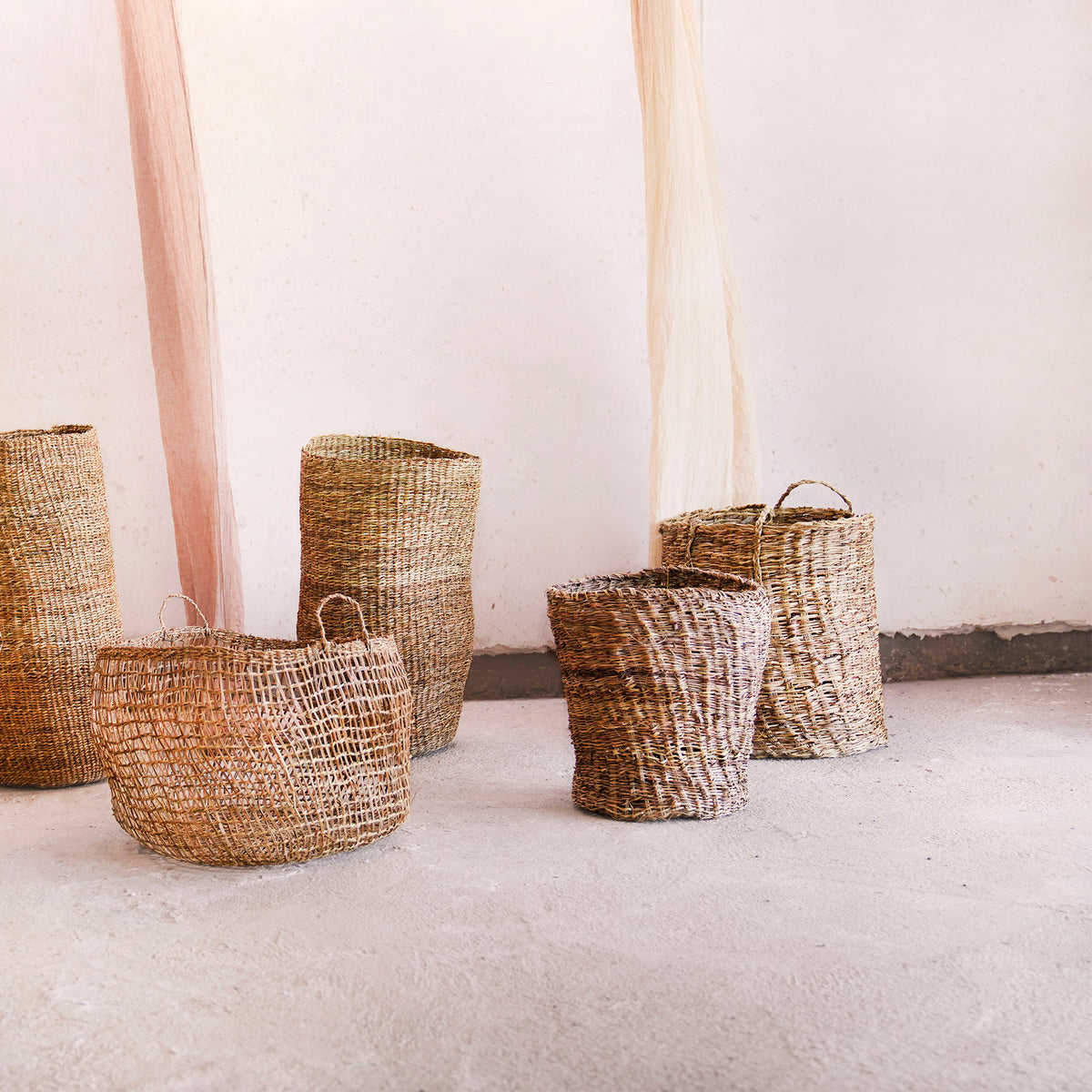 Canasto Tubo Tupido Manila con manilla – Casaluze